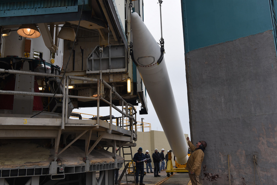 Photos: Final Delta 2 rocket assembled for launch in California ...