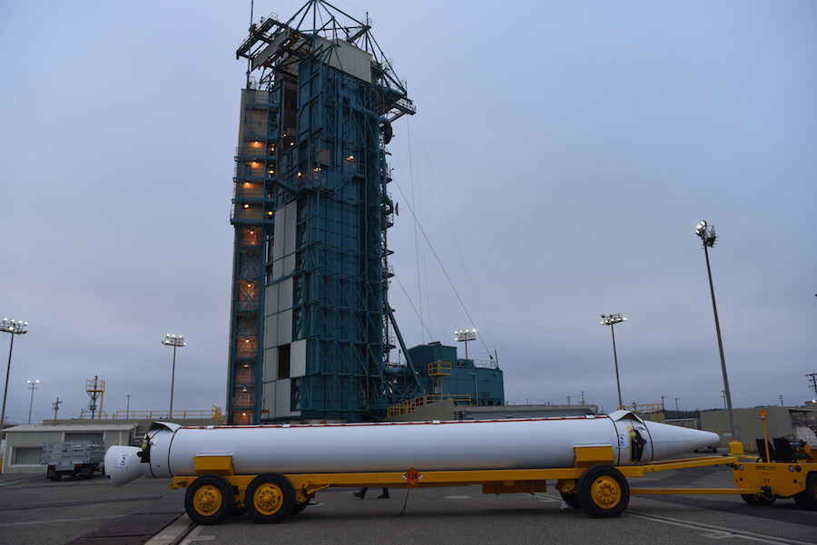Photos: Final Delta 2 rocket assembled for launch in California ...