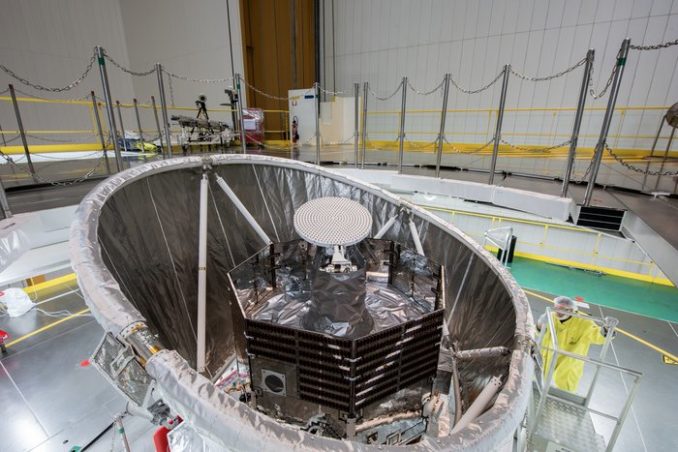 Photos: BepiColombo stacked for launch to Mercury – Spaceflight Now