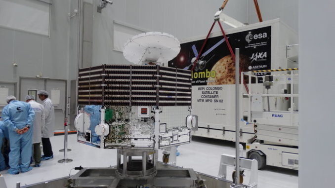 Photos: BepiColombo stacked for launch to Mercury – Spaceflight Now