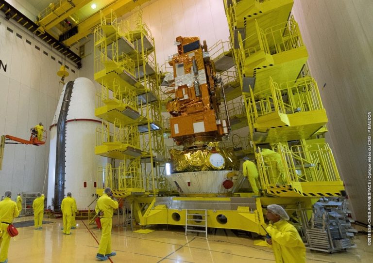 Photos: Europe’s MetOp-C weather satellite readied for liftoff ...