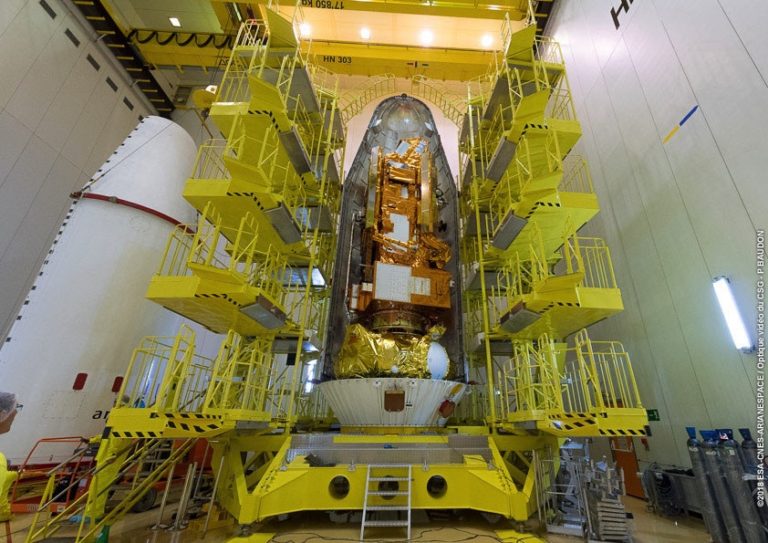 Photos: Europe’s MetOp-C weather satellite readied for liftoff ...