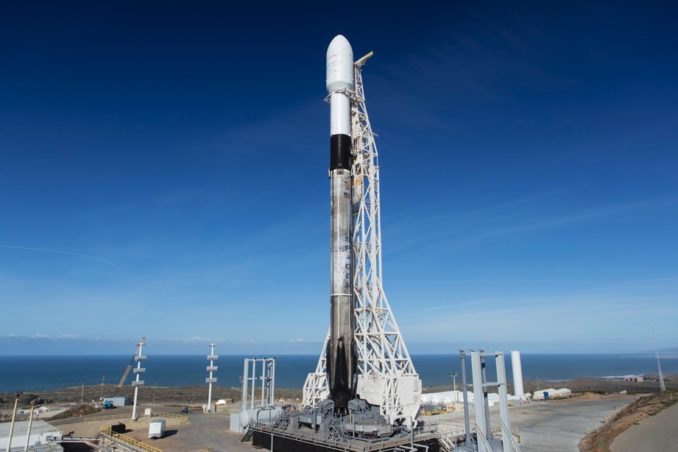 Photos: Twice-flown Falcon 9 rocket prepared for third mission ...