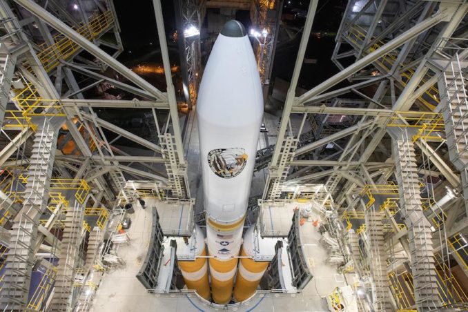 Photos: Delta 4-Heavy blasts off from Vandenberg – Spaceflight Now