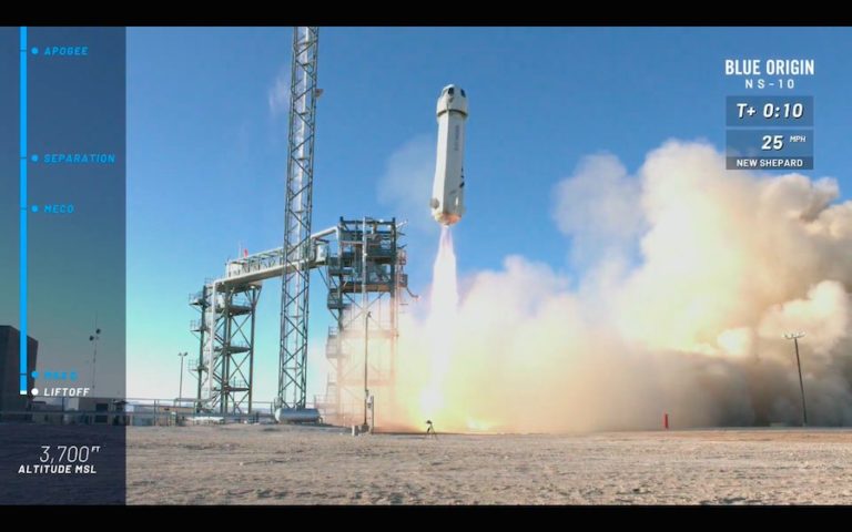 New Shepard launches NASA experiments to space, aims for human flights ...