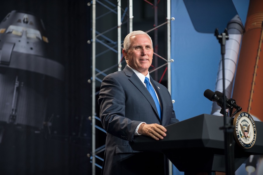 Pence calls for NASA to land astronauts on the moon within five years ...