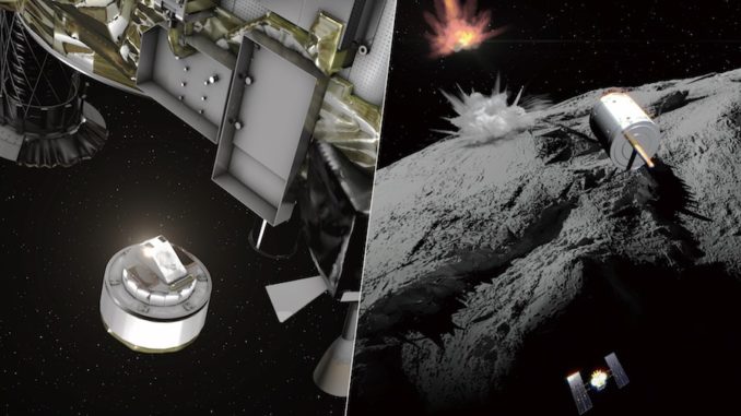 Japan’s Hayabusa 2 probe releases ‘bomb’ at asteroid – Spaceflight Now