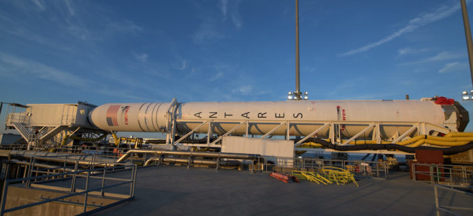 Photos: Ground crews load final cargo into Cygnus supply ship ...