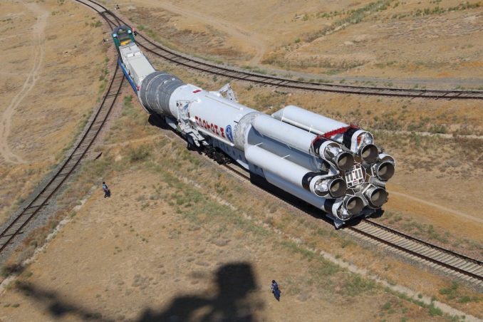 Proton rocket and astronomy satellite back on the launch pad after ...