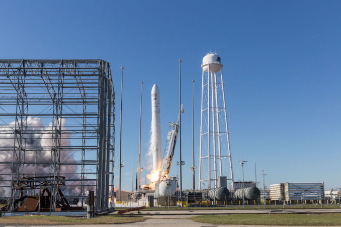 Photos: Antares rocket lifts offs on space station cargo mission ...
