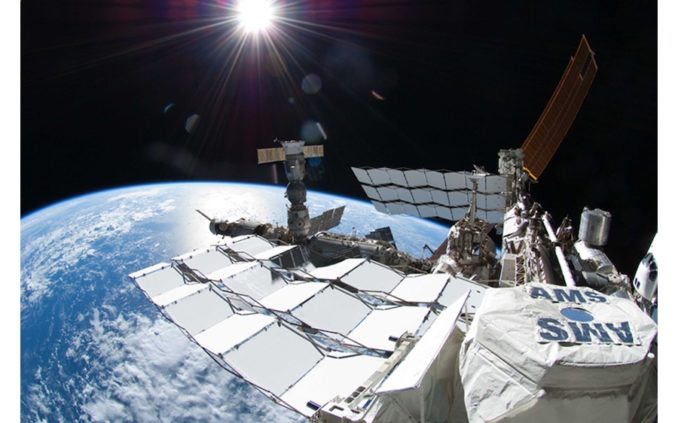 Repair equipment for particle physics experiment aboard next station ...