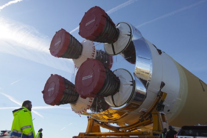 First SLS core stage departs factory – Spaceflight Now