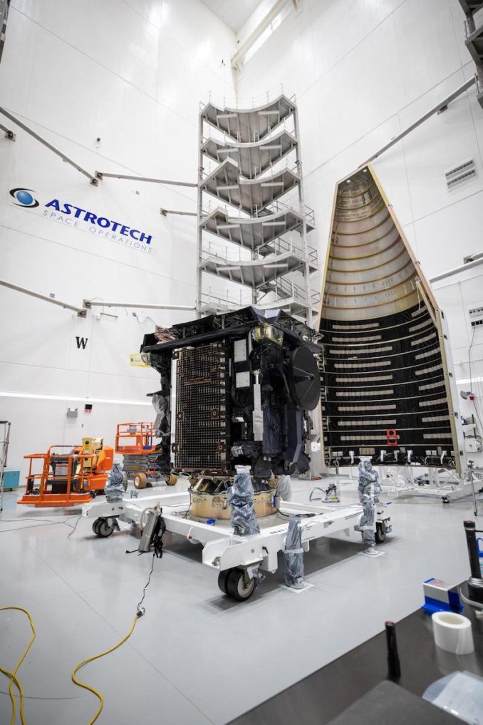 Photos: Solar Orbiter encapsulated inside launch shroud – Spaceflight Now