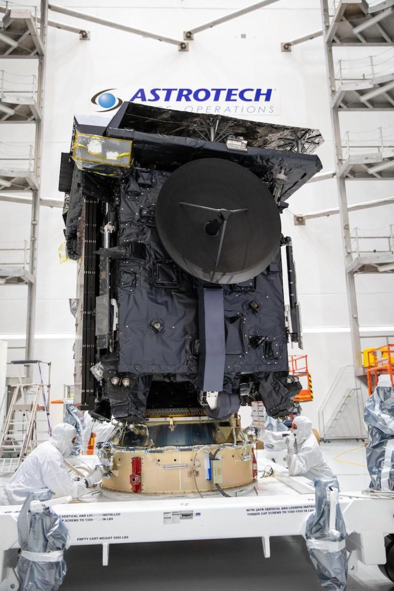 Photos: Solar Orbiter encapsulated inside launch shroud – Spaceflight Now