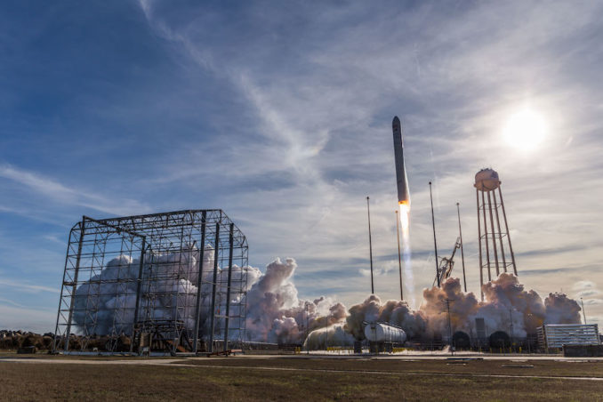 Photos: Antares rocket lifts off with station-bound Cygnus supply ship ...