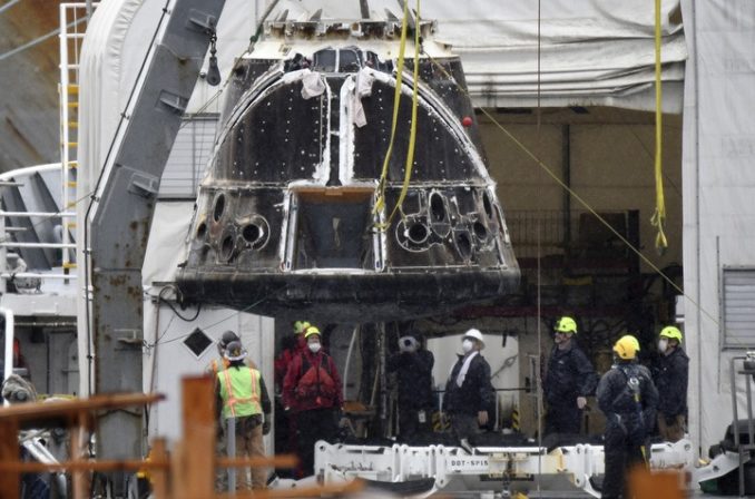 Photos: SpaceX cargo capsule returns to Southern California after space ...