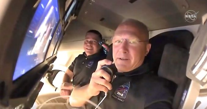 Dragon crew names their spacecraft Endeavour; complete first manual ...