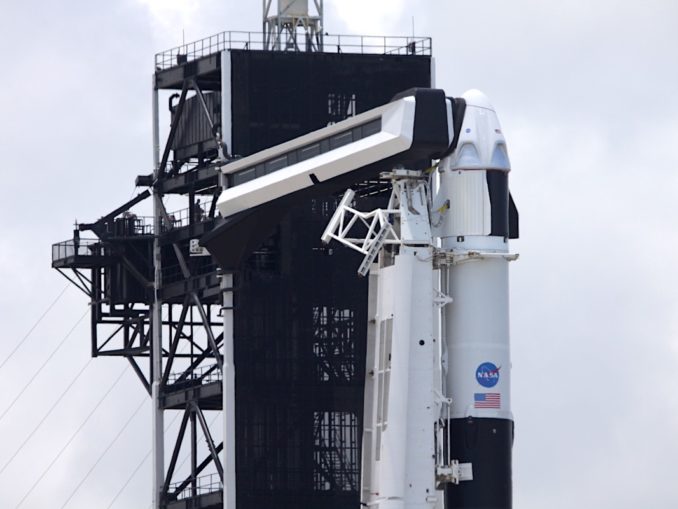 Photos: SpaceX’s rocket landing platform back in port – Spaceflight Now