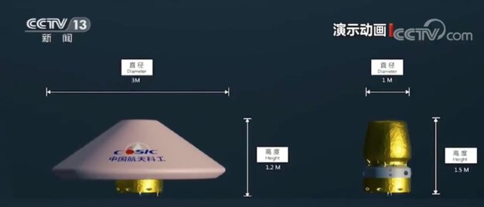 Experimental Chinese cargo return capsule malfunctions during re-entry ...