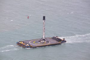 SpaceX’s reusable Falcon booster returns to port after crew launch ...