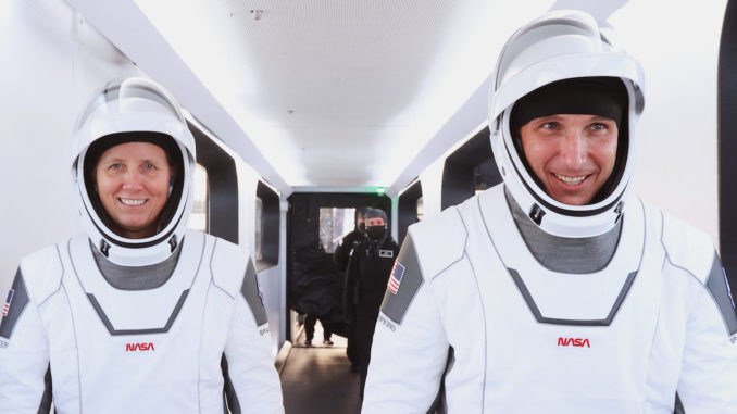 Photos: Four astronauts launch aboard SpaceX Falcon 9 rocket ...