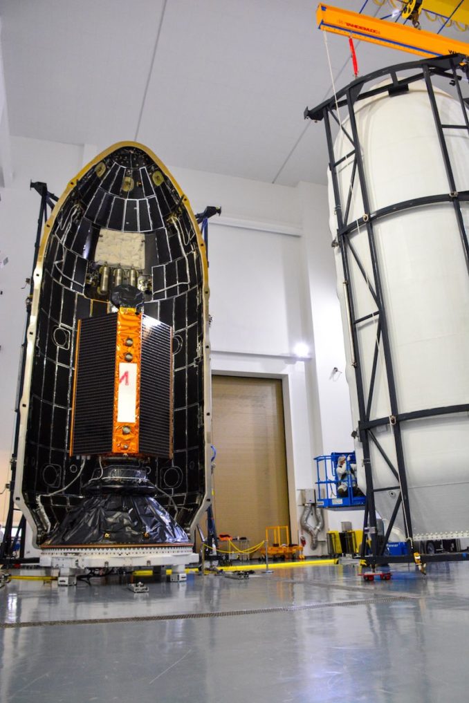 Photos: Sentinel-6 Michael Freilich encapsulated for launch ...