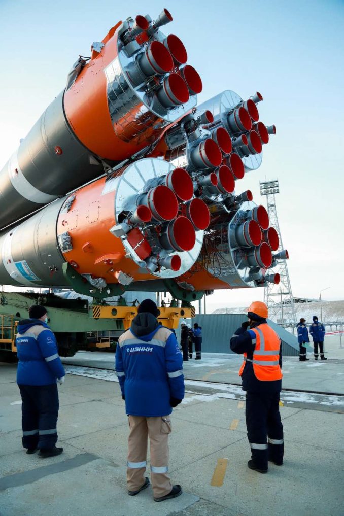 Russian space station cargo freighter moved to launch pad in Kazakhstan ...