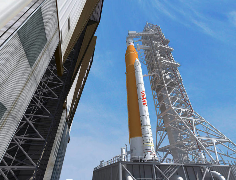 NASA’s moon rocket scores an ‘A+‘ on critical engine test – Spaceflight Now