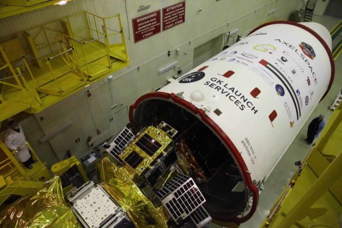 Soyuz rocket with special paint scheme rolls out to Baikonur launch pad ...