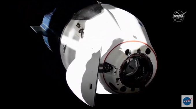 SpaceX’s Crew Dragon capsule swaps docking ports on space station ...