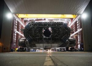 Photos: Falcon 9 and Crew Dragon roll out to pad 39A – Spaceflight Now