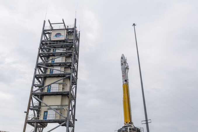 Photos: Minotaur 1 rocket stands on launch pad in Virginia ...