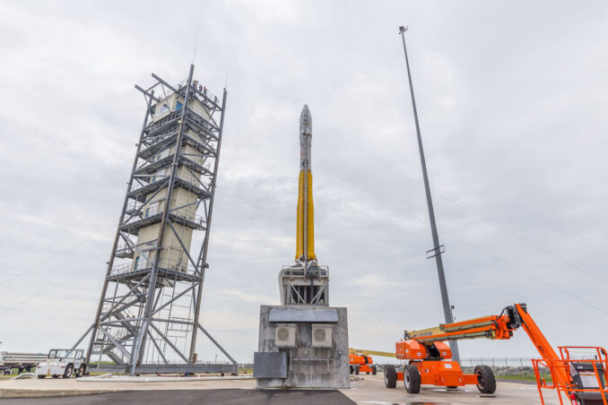 Photos: Minotaur 1 rocket stands on launch pad in Virginia ...