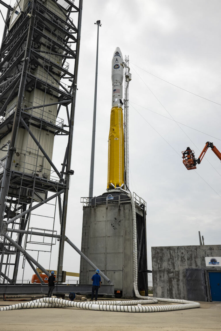 Photos: Minotaur 1 rocket stands on launch pad in Virginia ...