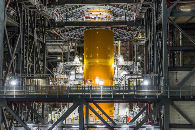 NASA shows off finished SLS moon rocket, Webb telescope – Spaceflight Now