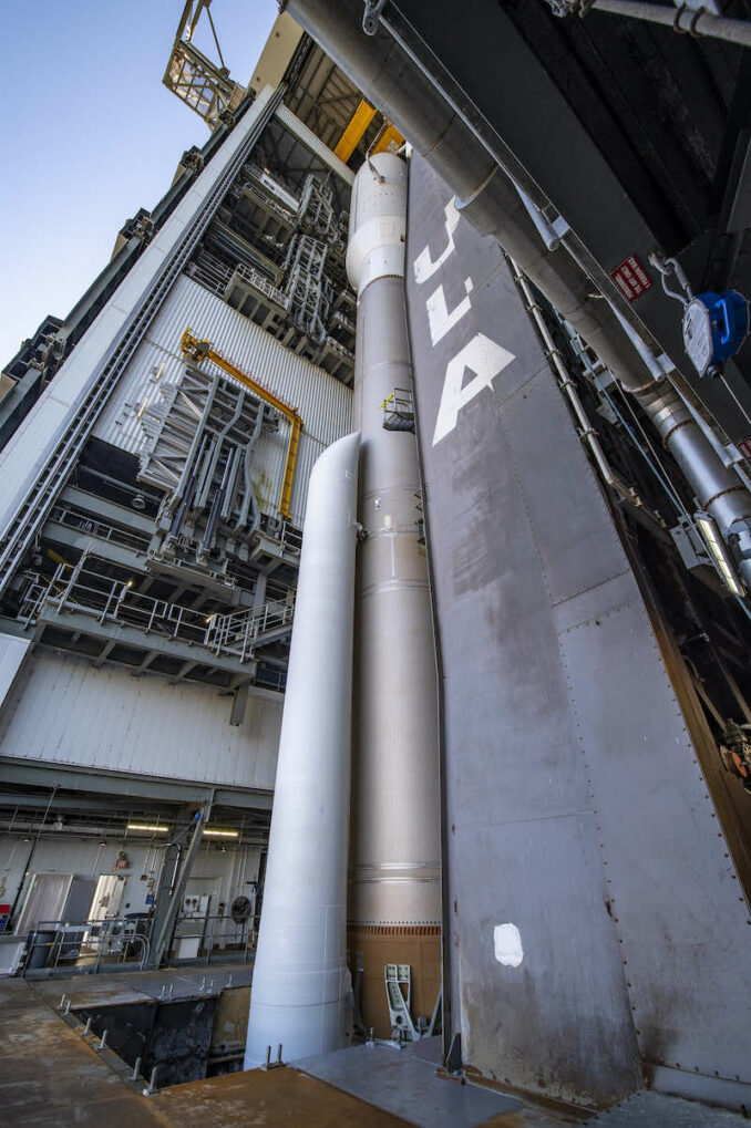 Atlas 5 rocket rolls to launch pad for Space Force mission ...