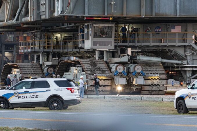 Photos: SLS makes its debut at NASA’s Kennedy Space Center ...