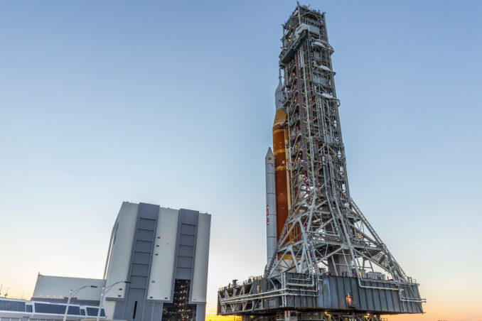 Photos: SLS makes its debut at NASA’s Kennedy Space Center ...