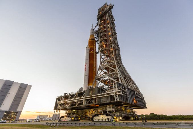 Photos: SLS makes its debut at NASA’s Kennedy Space Center ...