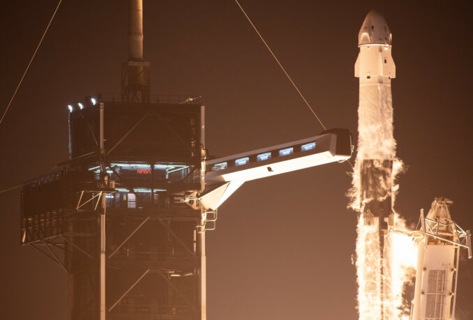 Three Americans, one Italian launch on SpaceX’s new “Freedom ...