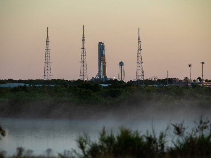 Photos: SpaceX’s rocket landing platform back in port – Spaceflight Now