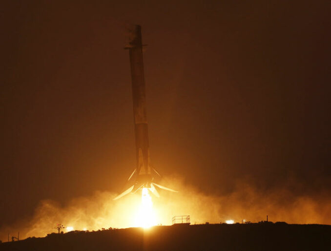 SpaceX launches and lands rocket National Reconnaissance Office mission ...