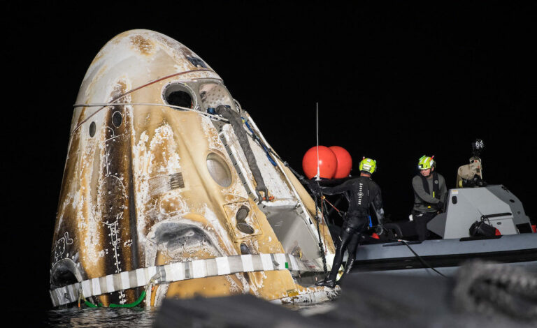 Splashdown of SpaceX capsule caps busy season of space station crew ...