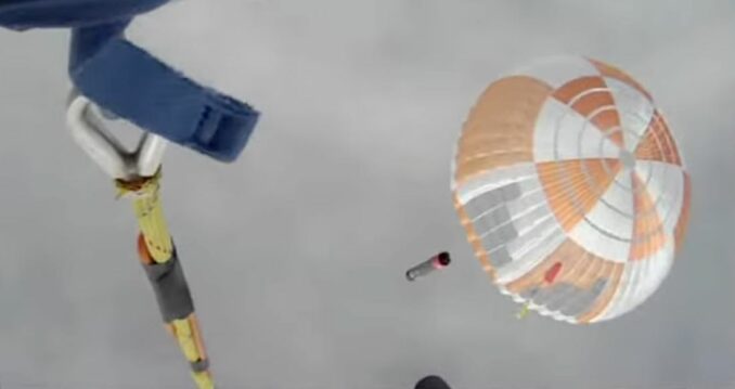 Rocket Lab briefly catches booster in mid-air after successful launch ...