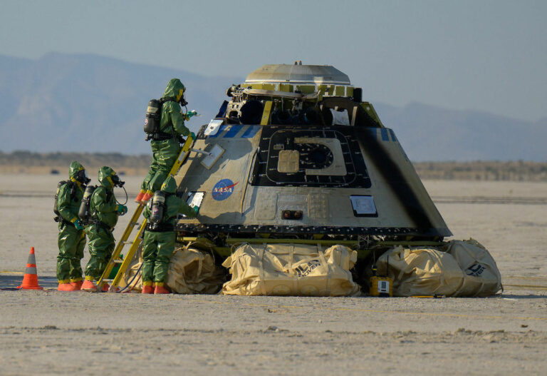 Boeing’s Starliner spacecraft lands in New Mexico after successful test ...