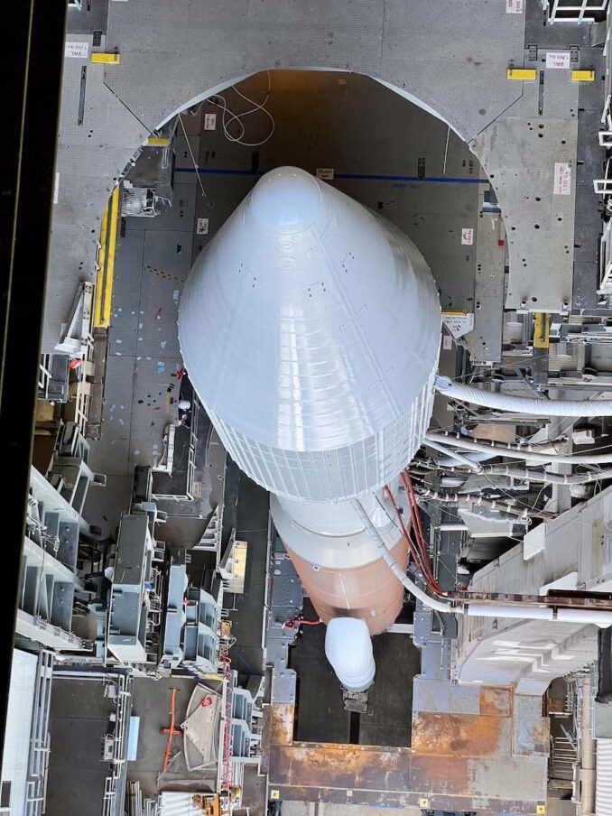 ULA’s Atlas 5 rocket moved to launch pad with U.S. military missile ...