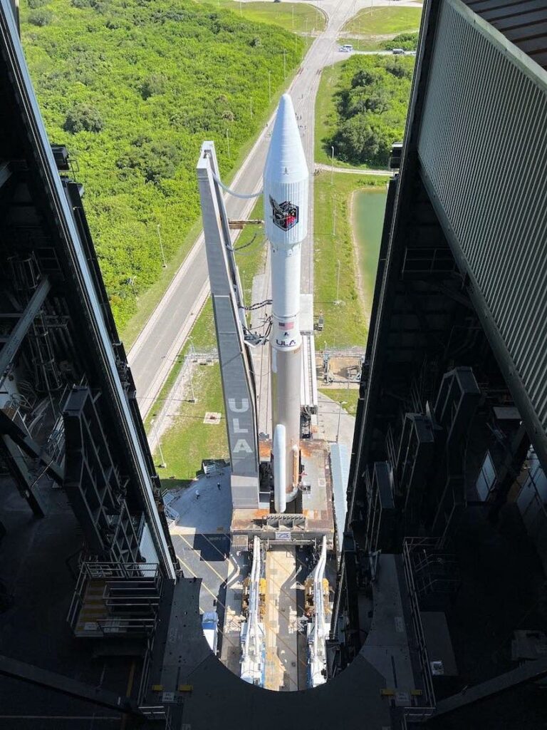 ULA’s Atlas 5 rocket moved to launch pad with U.S. military missile ...
