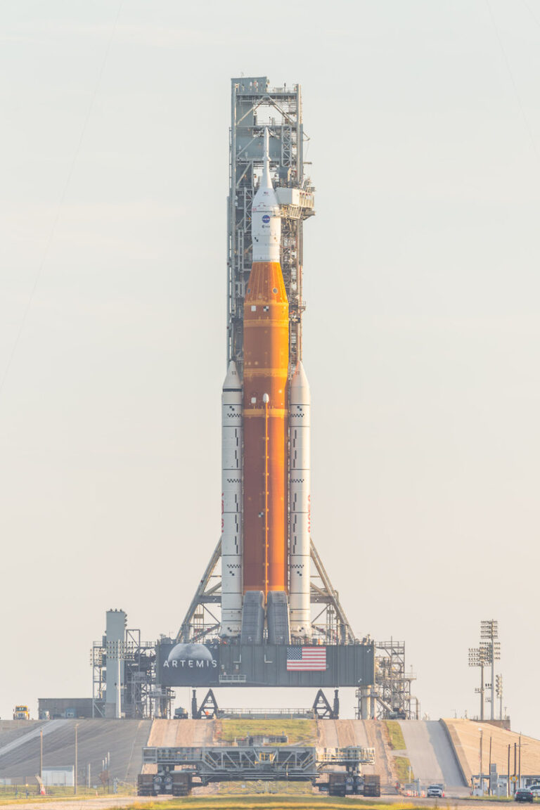 Photos: SLS moon rocket rolls to launch pad – Spaceflight Now
