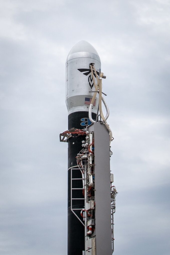 Photos: Firefly’s second Alpha rocket raised on launch pad ...