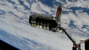 Cygnus cargo ship arrives at space station after solar array trouble ...